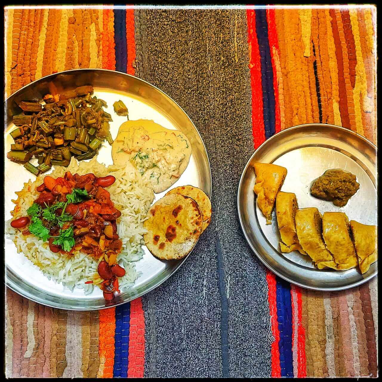 Day 20 Himachal Pradesh: Siddu with Chutney, Rajma Chawal, Lingri with ...