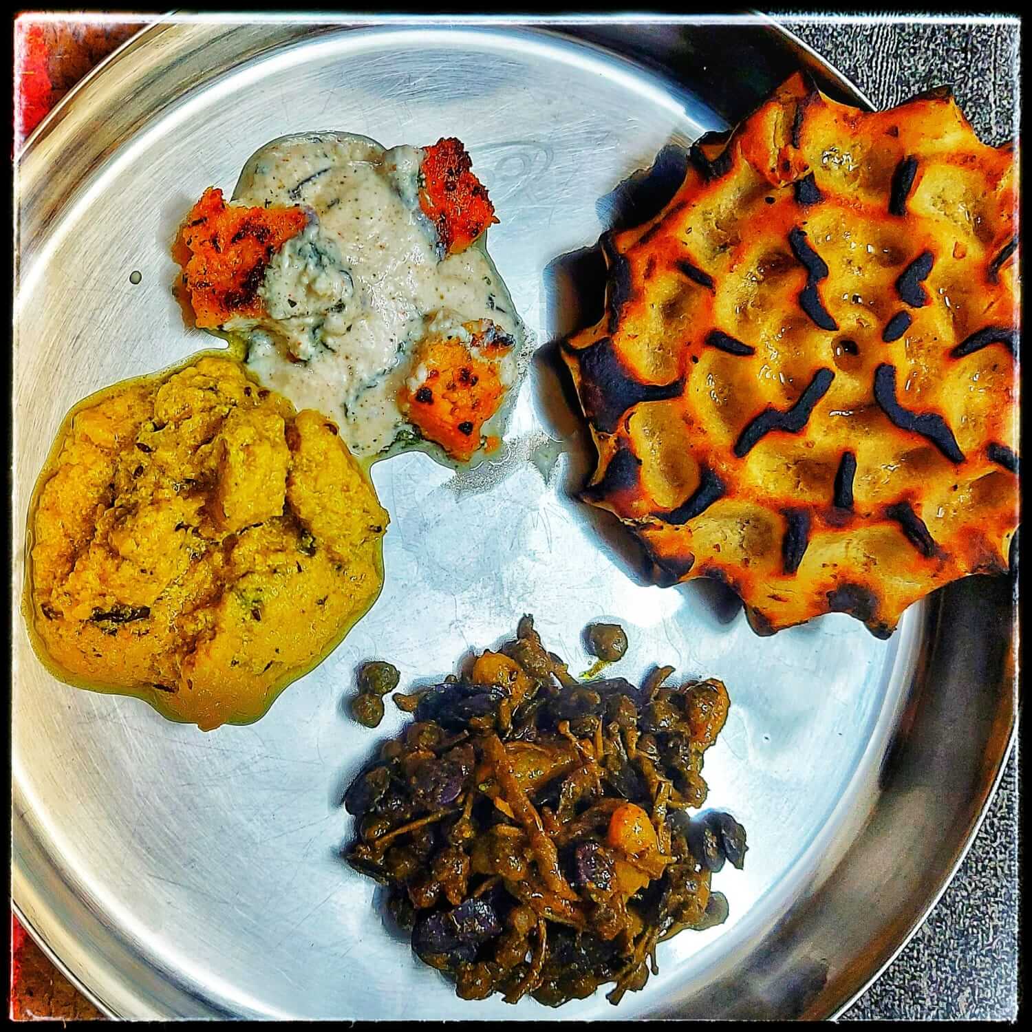 Day 6 Rajasthan Gatte ki Sabji with Ker Sangri and Khoba Roti and ...